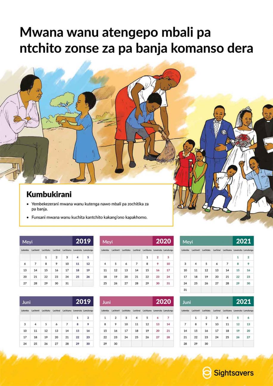 Using calendars to promote inclusion in Malawi – EENET